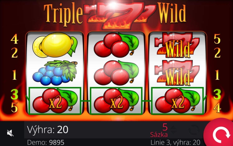 Automat Triple Wild Seven online zdarma (Klikni a hraj) | 🍀 Vyhraj.cz