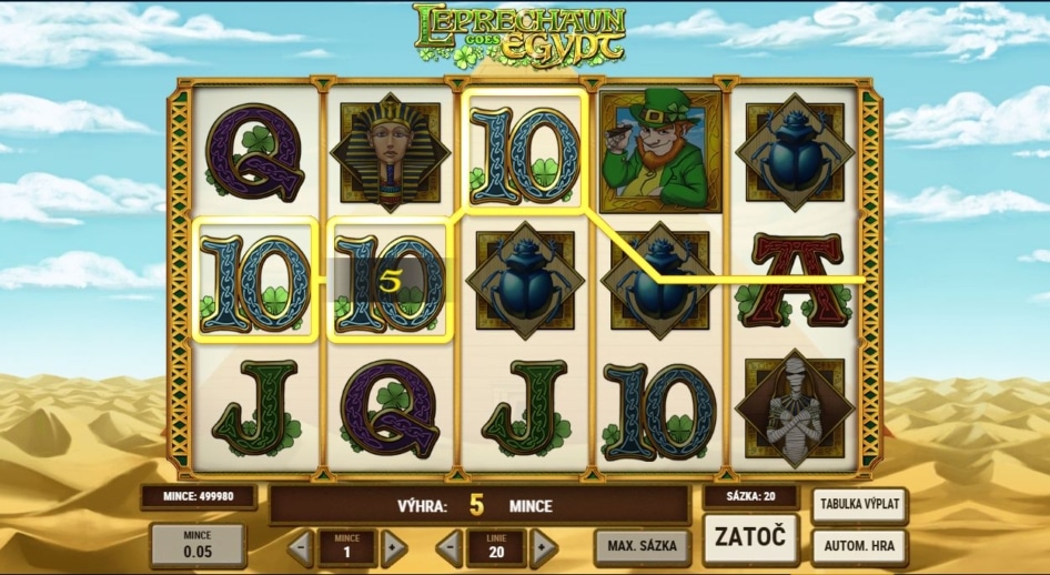 Automat Leprechaun goes Egypt online zdarma (Klikni a hraj) | 🍀 Vyhraj.cz