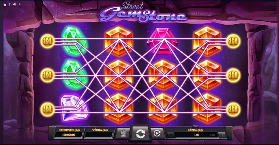 Automat Gem Stone Street online zdarma (Klikni a hraj) | 🍀 Vyhraj.cz