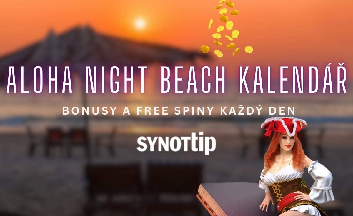 Aloha Night Beach kalendář u Synotu: Odměny každý den! | 🍀 Vyhraj.cz