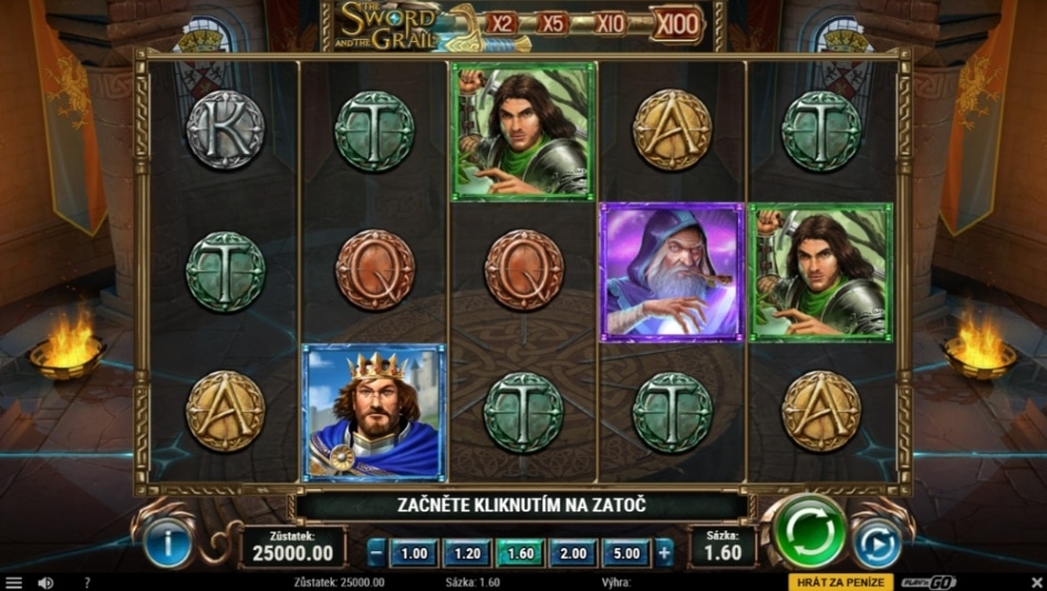Automat The Sword and the Grail online zdarma (Klikni a hraj) | 🍀 Vyhraj.cz