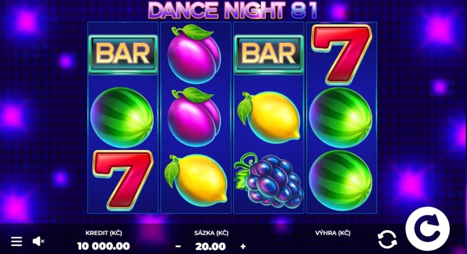 Automat Dance Night 81 online zdarma (Klikni a hraj) | 🍀 Vyhraj.cz