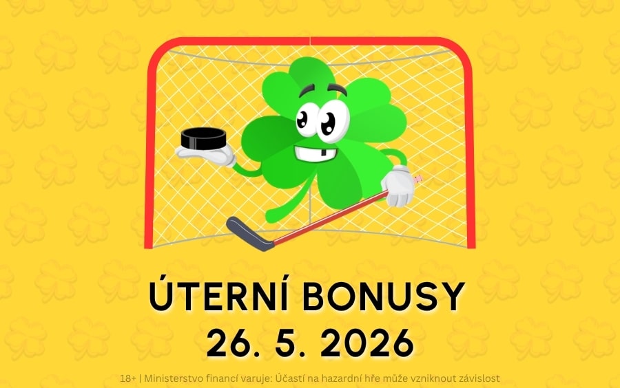 Free spiny a bonusy dnes ÚTERÝ 26. 5. 2026 ️ 3605 FS | 🍀 Vyhraj.cz