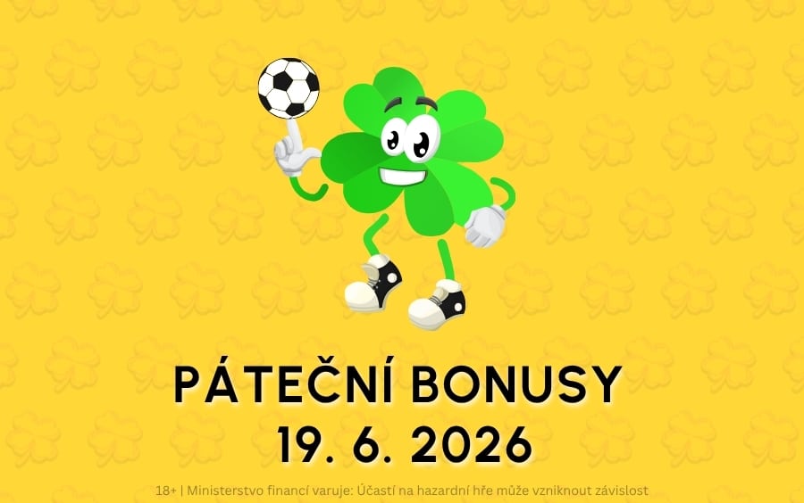 Free spiny a bonusy dnes PÁTEK 19. 6. 2026 ️6350 FS | 🍀 Vyhraj.cz